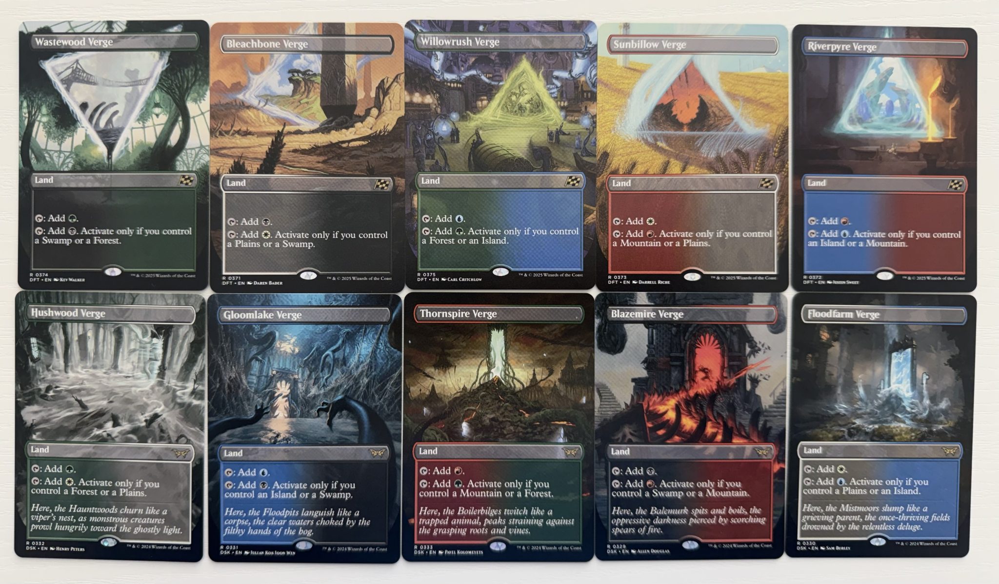 Verge Land Borderless Bundle Lot of 10 – Tolarian Library